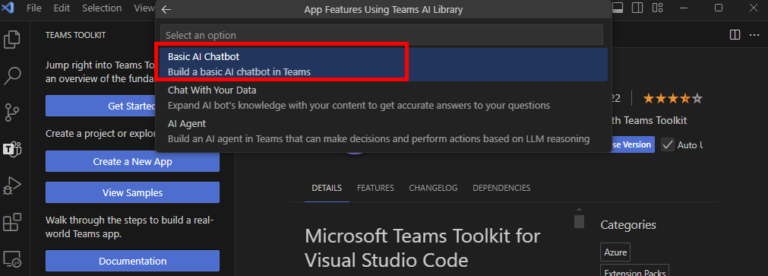 Teams Toolkitを使ってAIと会話できるTeamsボットを構築する｜Teams AI library | 仕事のあれこれ