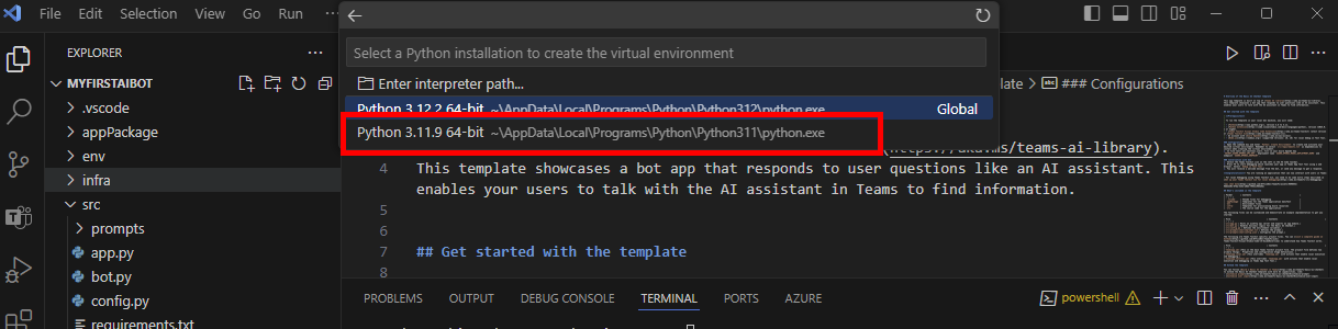 Teams Toolkitを使ってAIと会話できるTeamsボットを構築する｜Teams AI library | 仕事のあれこれ
