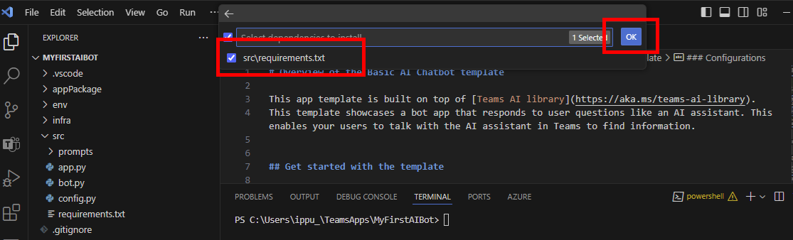 Teams Toolkitを使ってAIと会話できるTeamsボットを構築する｜Teams AI library | 仕事のあれこれ
